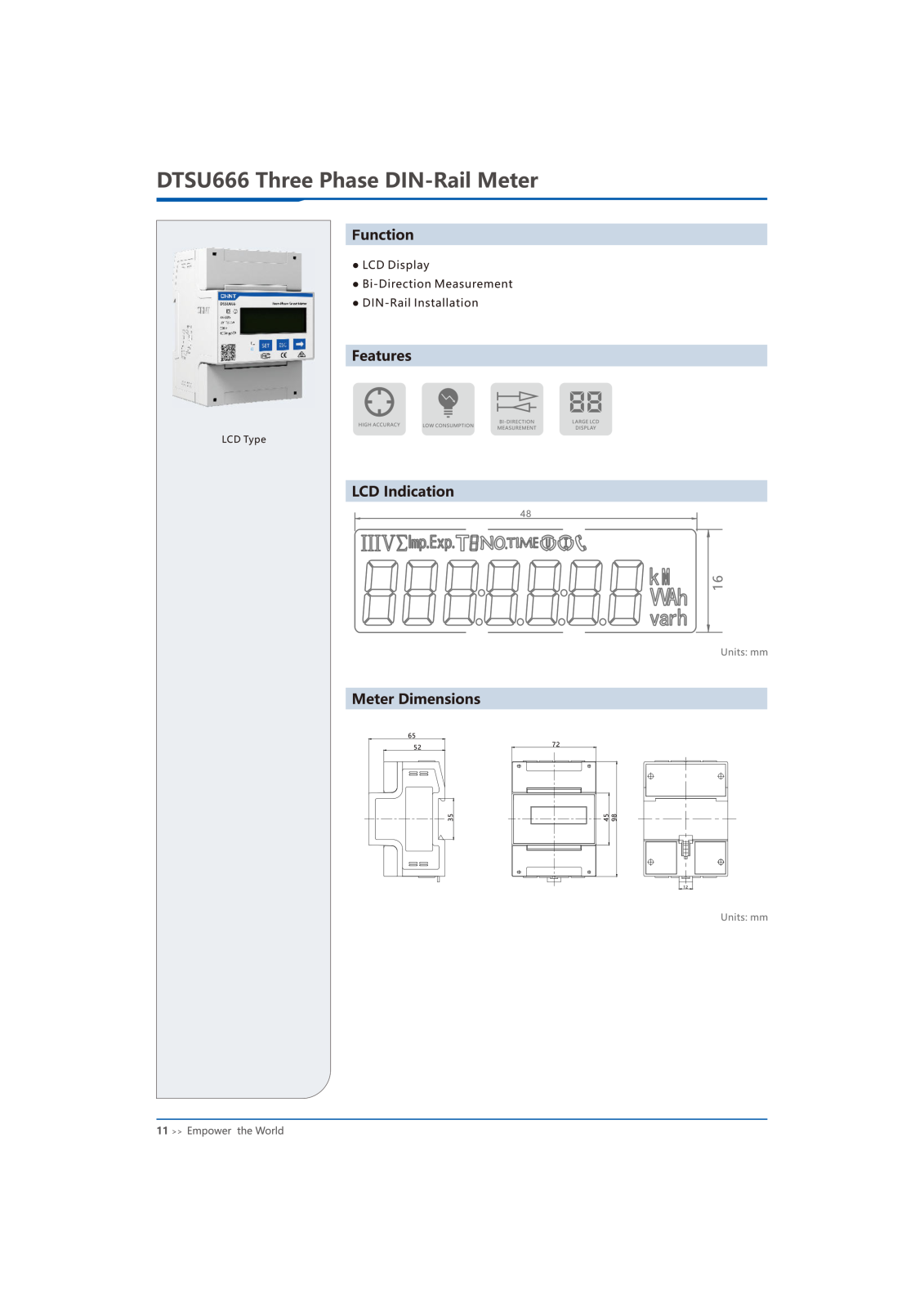 Deye SmartMeter CHINT DTSU666-CT